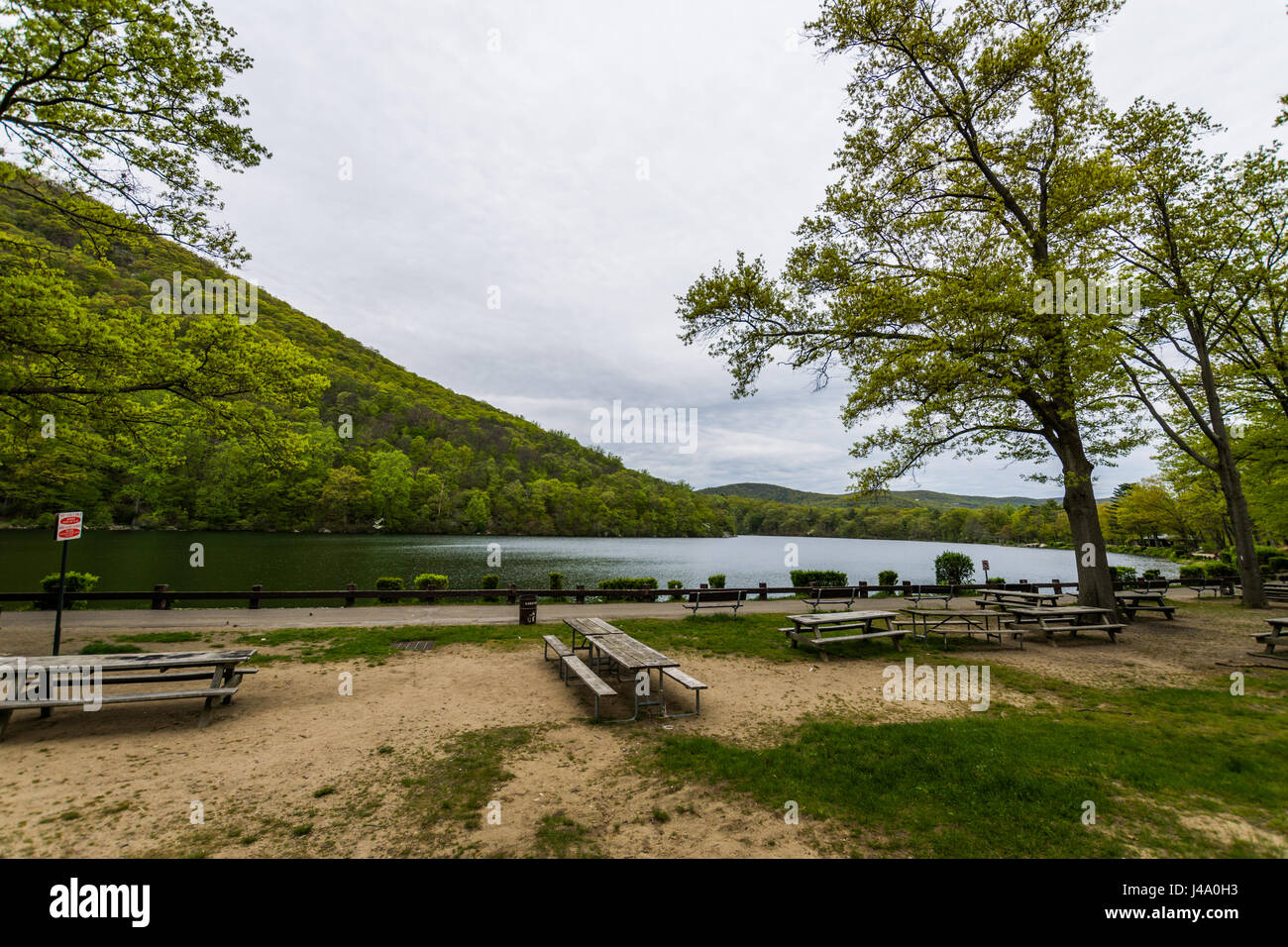 Hessian Lake in Bear Mountain in Upstate New York Stock Photo - Alamy