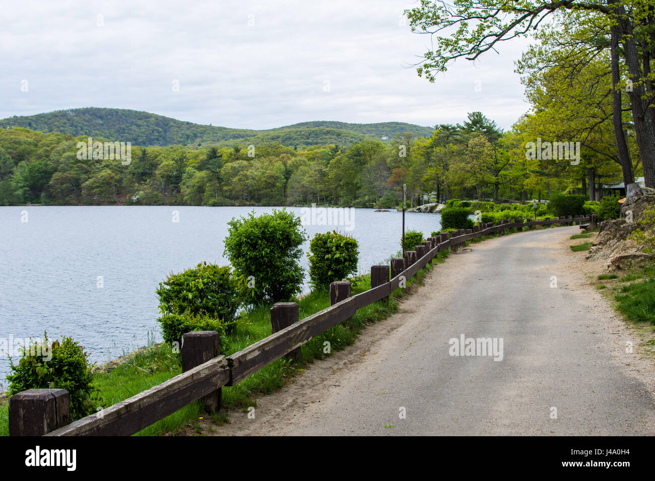 Hessian Lake in Bear Mountain in Upstate New York Stock Photo - Alamy