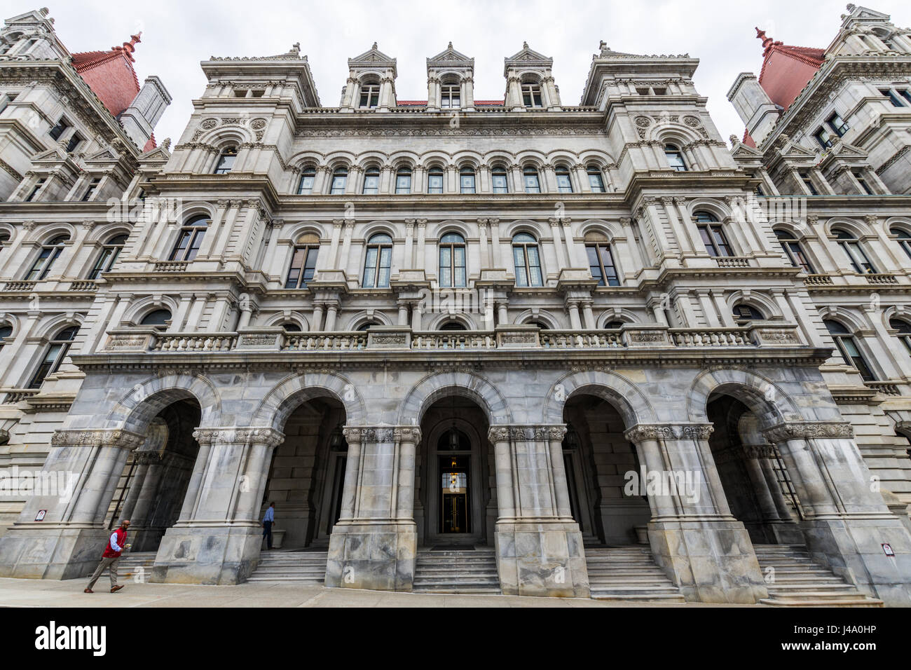 New York Capitol Building in Upstate Albany, New York Stock Photo - Alamy