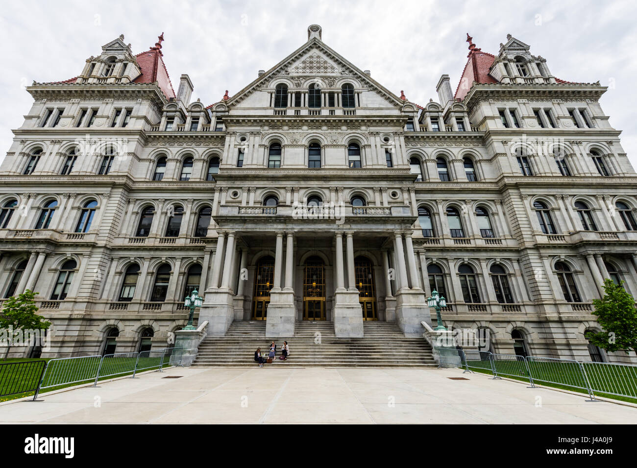 New York Capitol Building in Upstate Albany, New York Stock Photo - Alamy