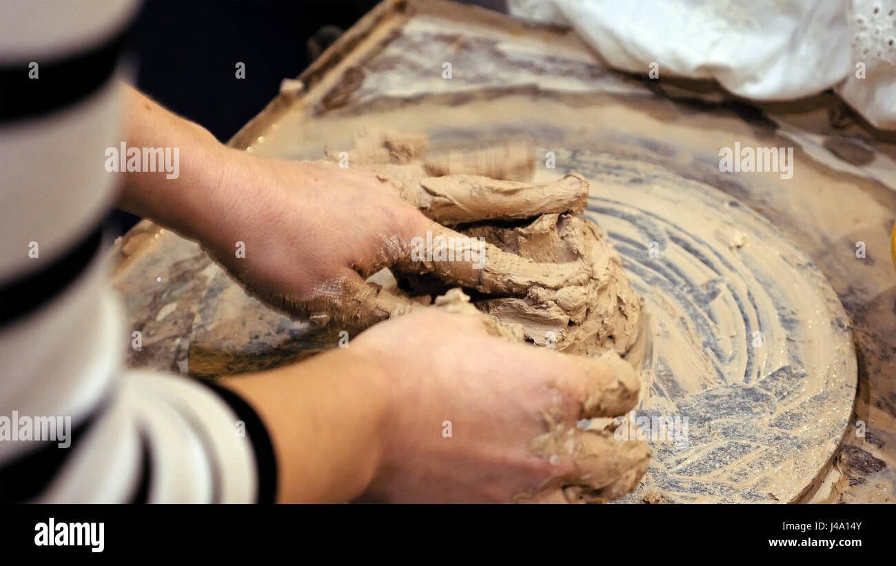 Pugging clay hi-res stock photography and images - Alamy