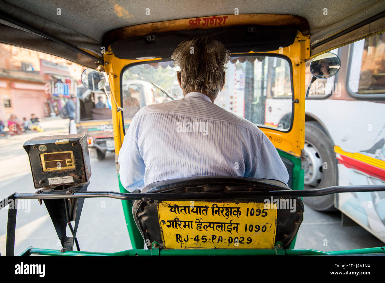 Riding in rickshaw hi-res stock photography and images - Alamy