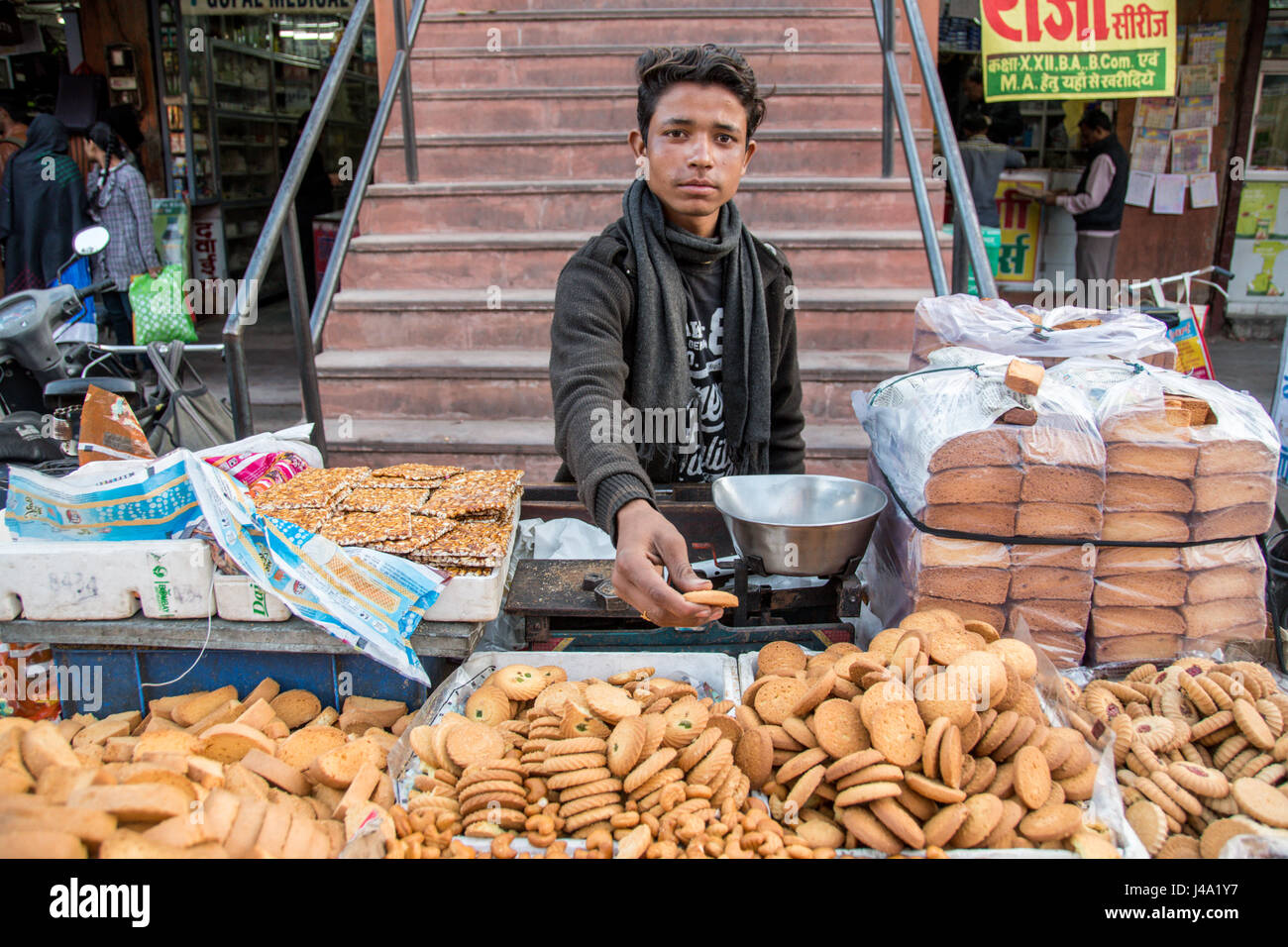 Indian Man Selling High Resolution Stock Photography and Images - Alamy