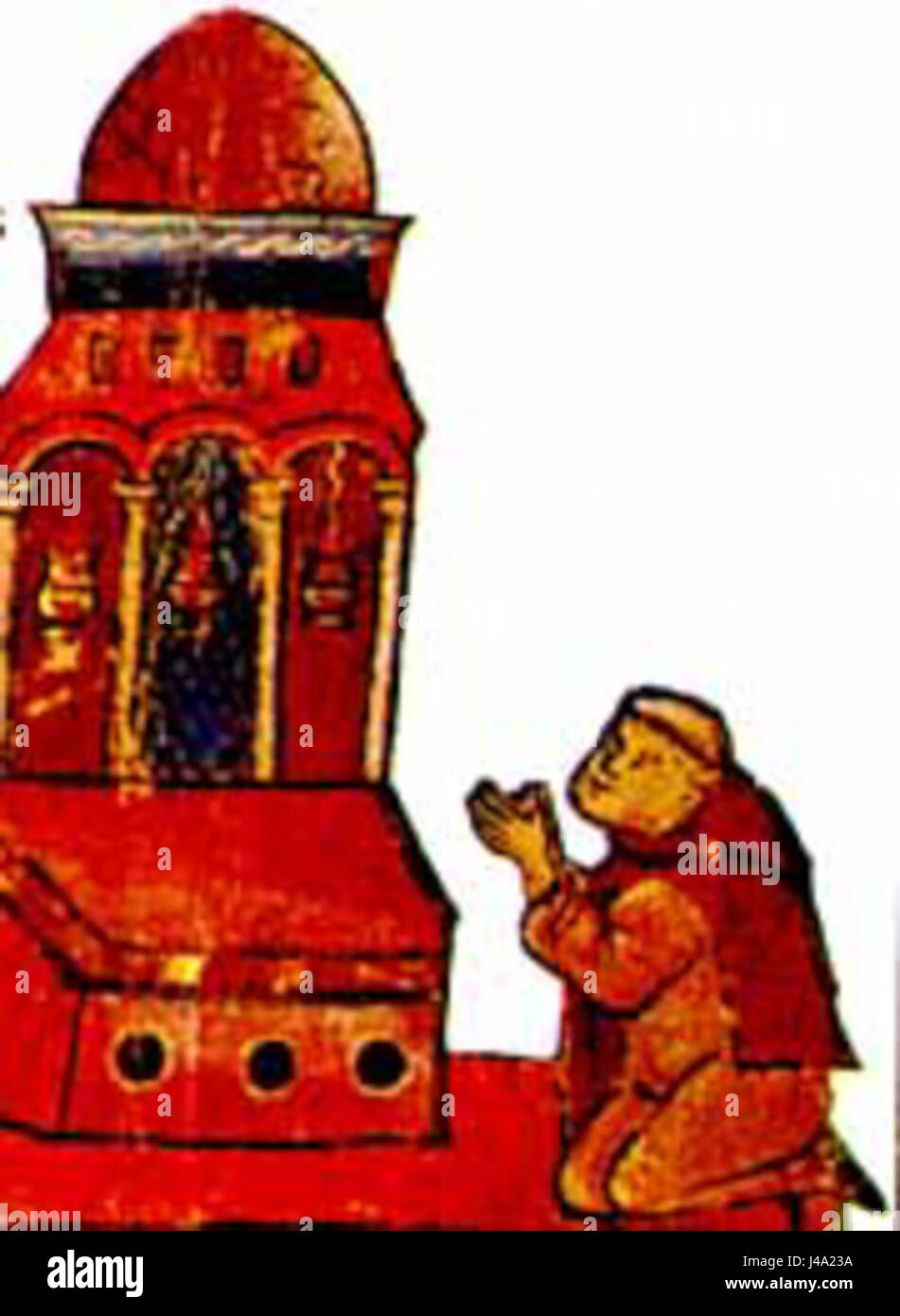 Peter the Hermit praying at the Holy Sepulchre Stock Photo - Alamy