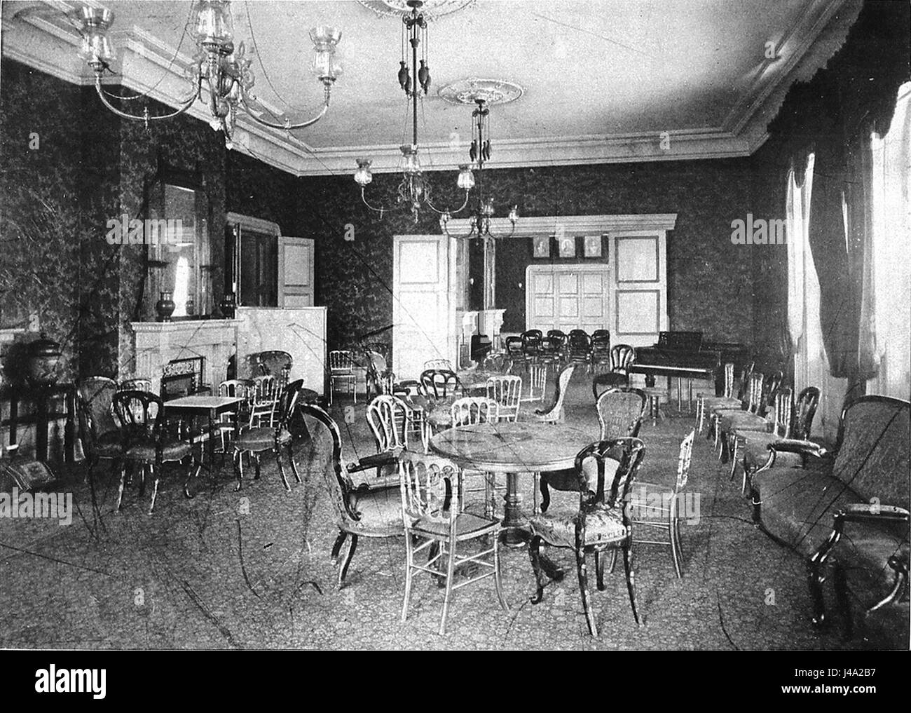 Social club building Black and White Stock Photos & Images - Alamy