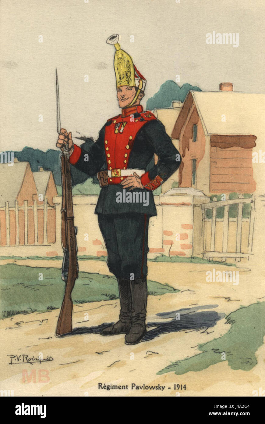 Pavlovsky regiment hi-res stock photography and images - Alamy