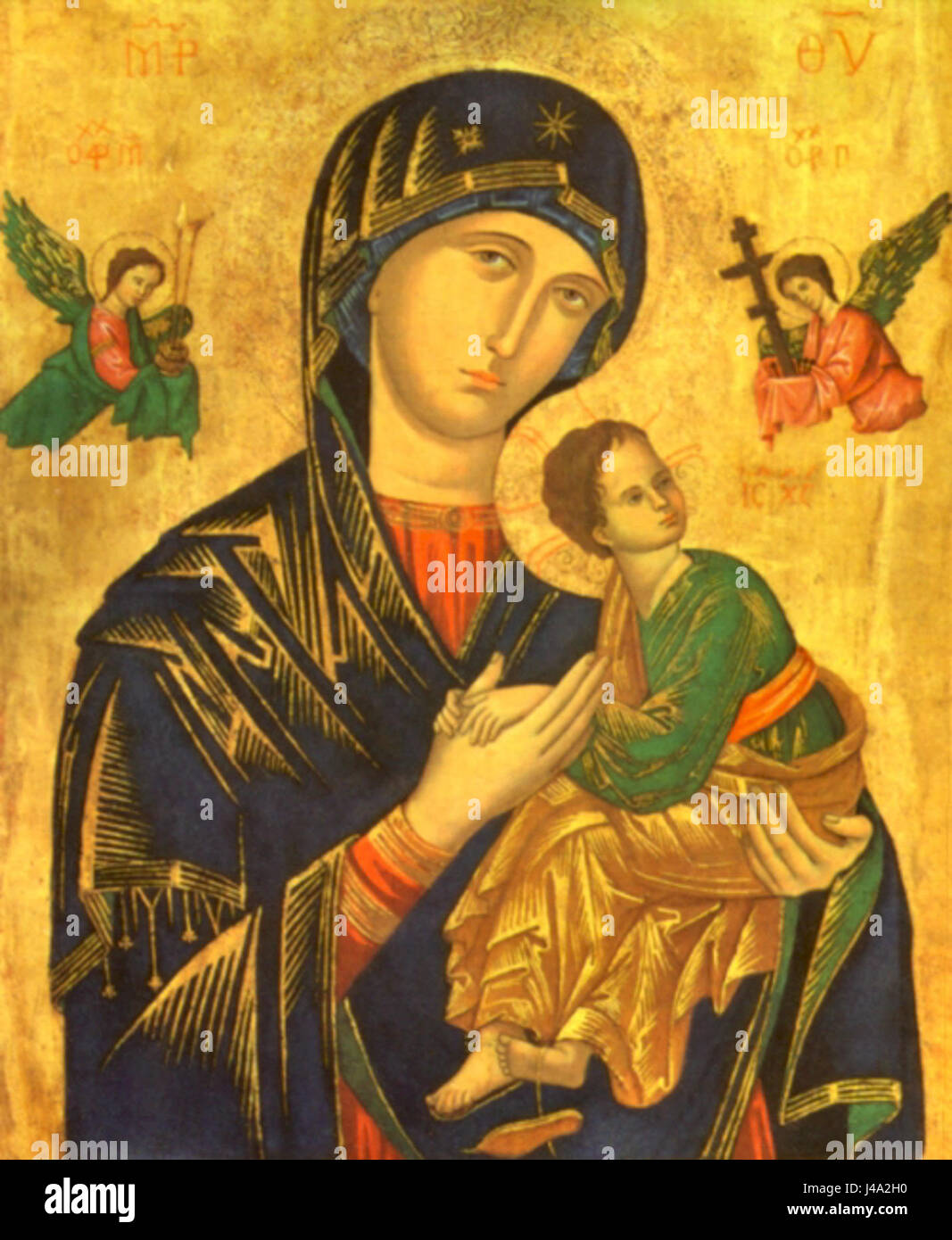 The original Perpetual Help icon is a revered religious image, often ...