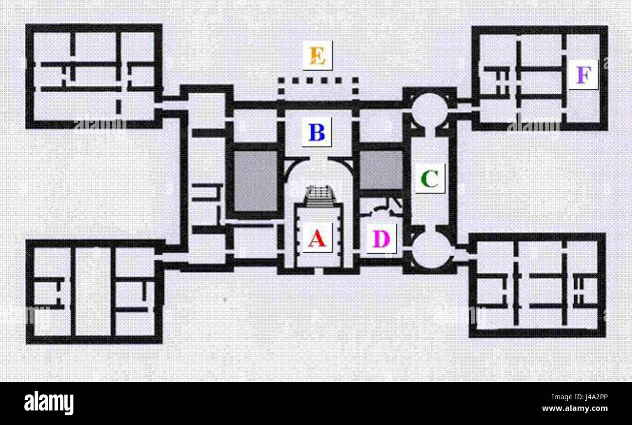 Plan de Holkham Hall Stock Photo - Alamy