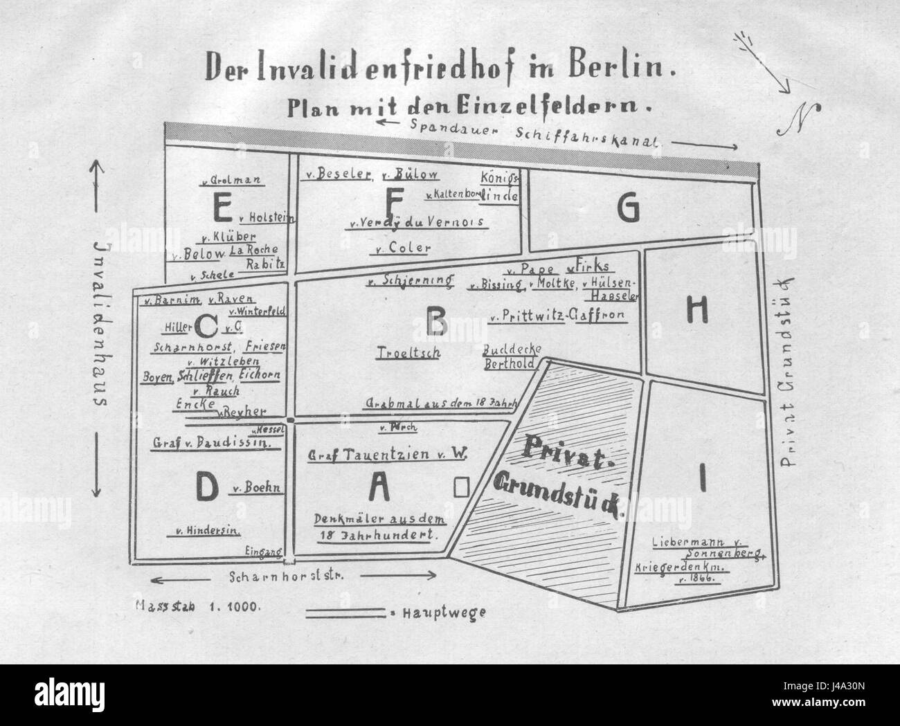 East west berlin map Black and White Stock Photos & Images - Alamy