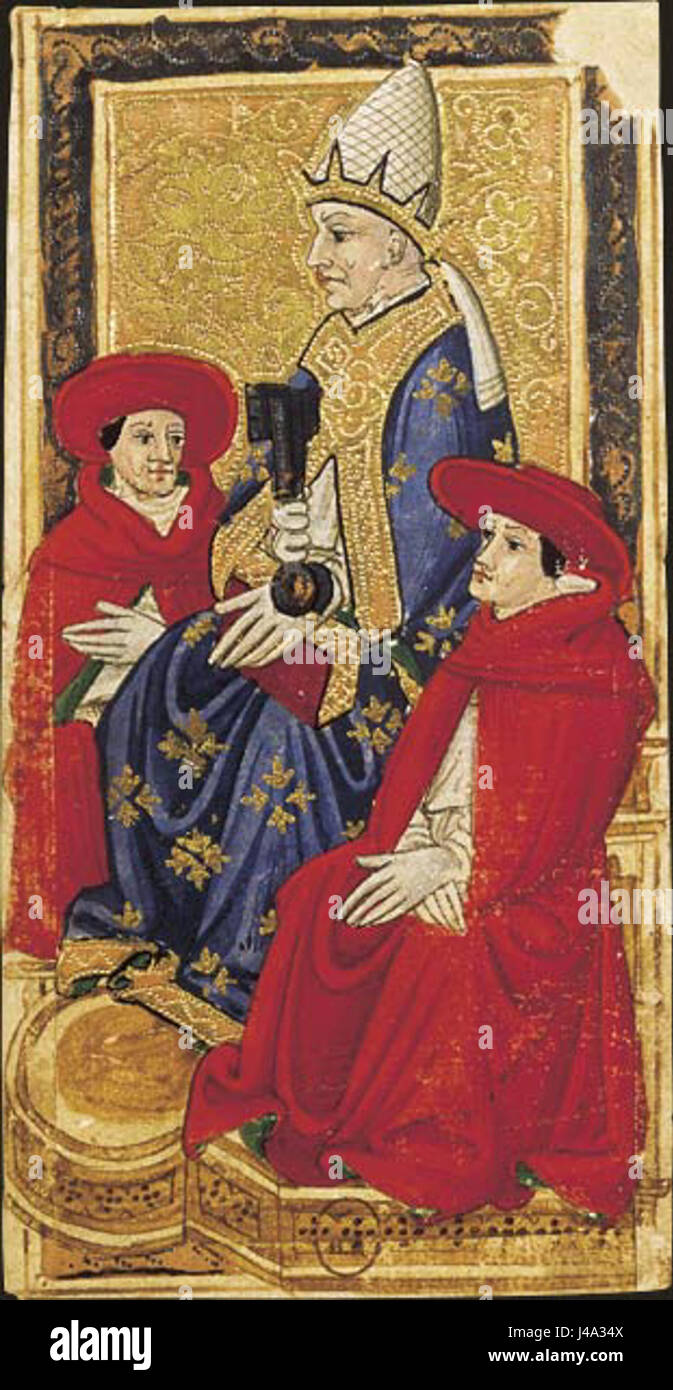The Pope tarot card in the Tarot deck represents spiritual authority ...