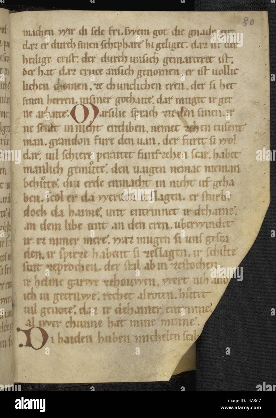 'Rolandslied' (The Song of Roland) is an epic poem from medieval ...