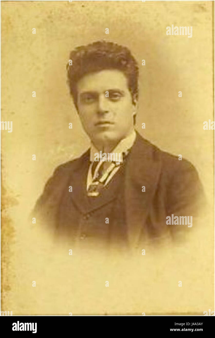 Pietro Mascagni in 1895 Stock Photo - Alamy