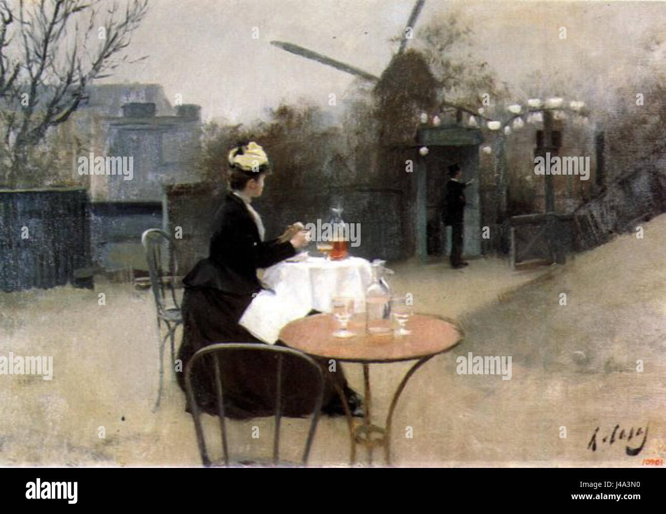 Plein air illustration hi-res stock photography and images - Alamy