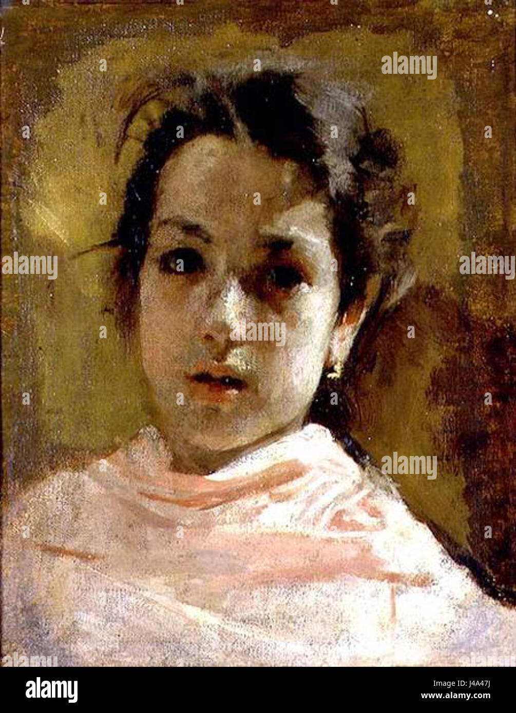 This title refers to a specific portrait, likely an artwork capturing ...