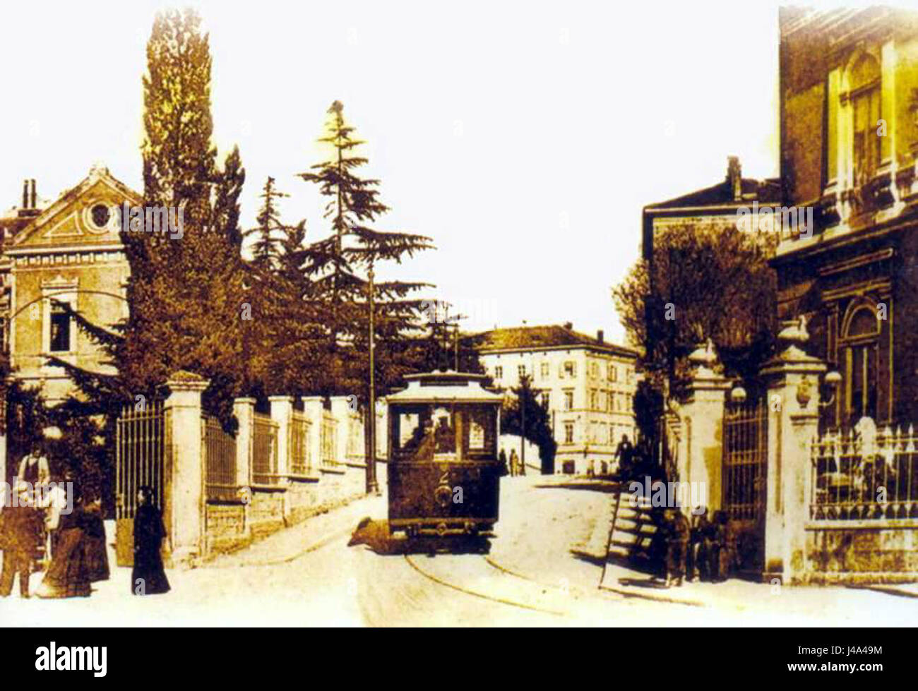 This vintage postcard from Pula, Croatia, offers a historical glimpse ...