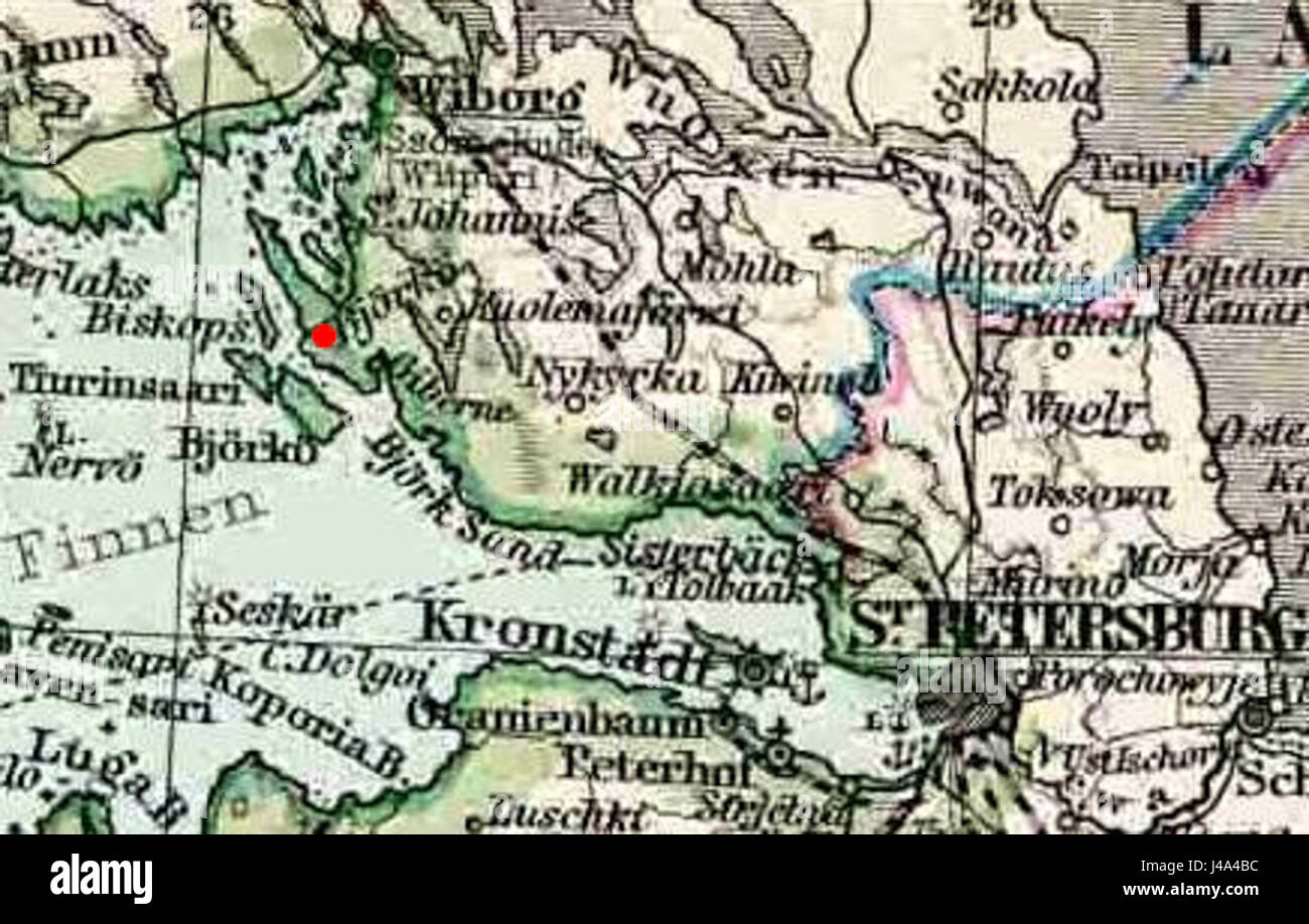The 'Primorsk' section of Stieler's Handatlas, published in 1891 ...