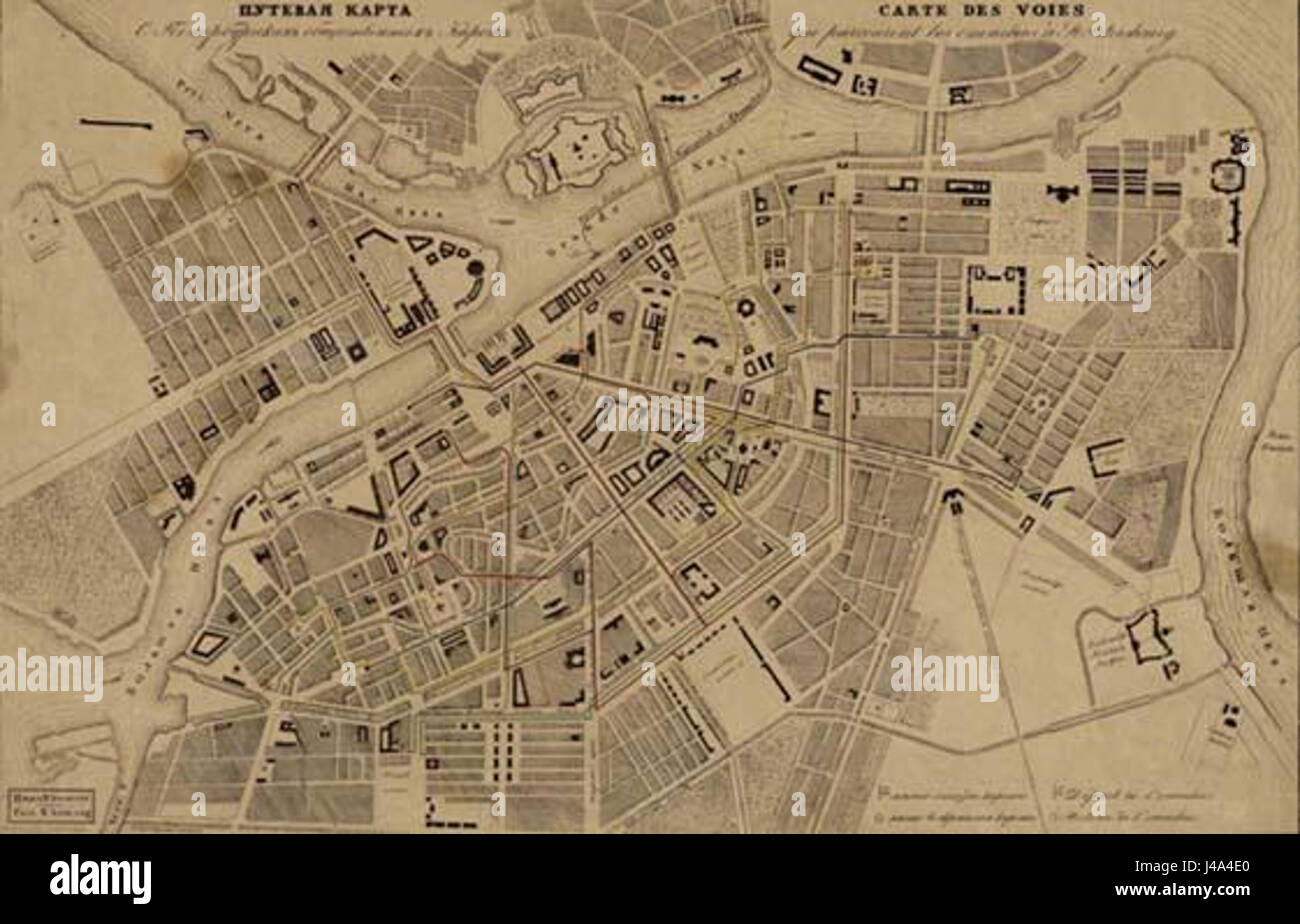 'Plan SPb 1850' refers to a historical plan of Saint Petersburg, Russia ...