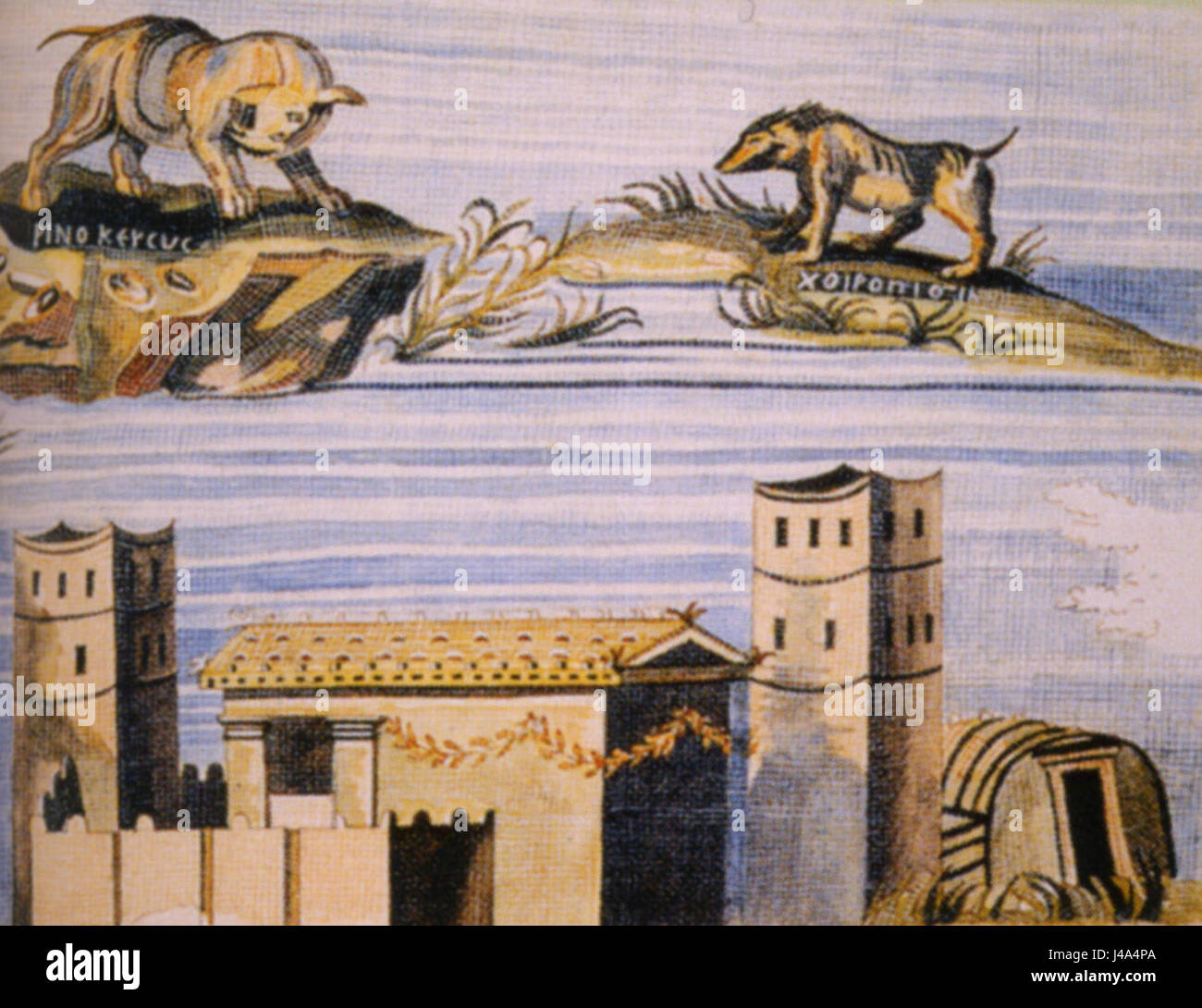 The Praeneste Nile Mosaic is an ancient Roman artwork depicting scenes ...