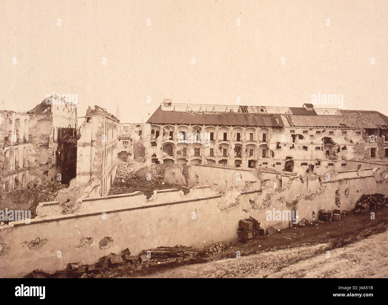 Prison de la citadelle de Strasbourg (1874 Stock Photo - Alamy