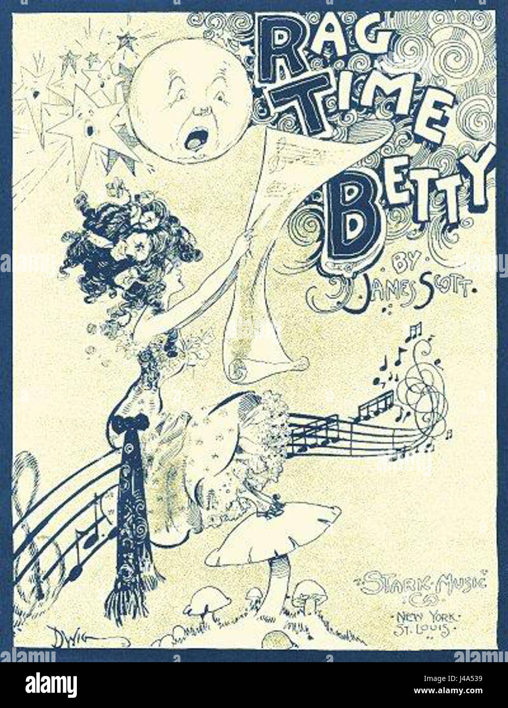 The cover of 'Ragtime Betty' features a visual representation of the ...