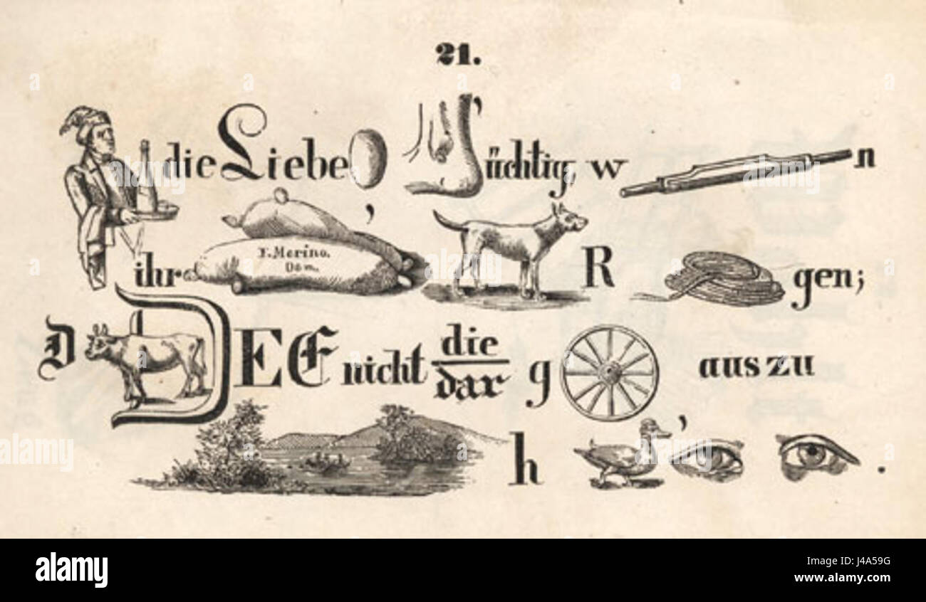 'Rebus 1861' refers to a visual puzzle or riddle from the year 1861 ...