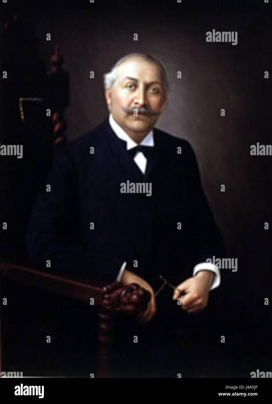 This image is a portrait of Rafael Reyes, a prominent figure in ...