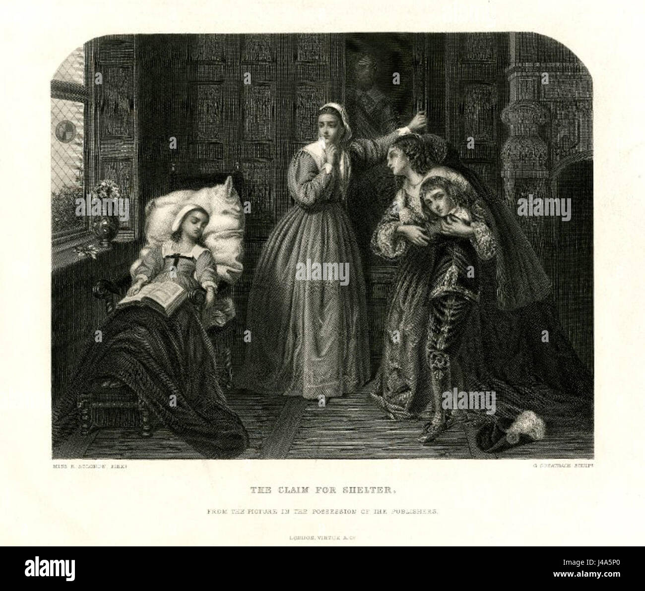 Artistic representation of 'The Claim for Shelter' by Rebecca Solomon ...