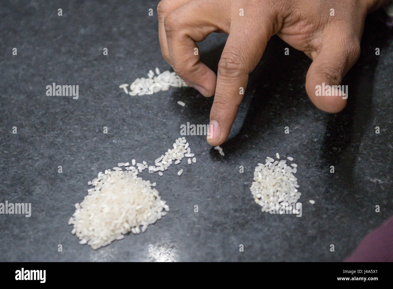 New rice india hi-res stock photography and images - Alamy