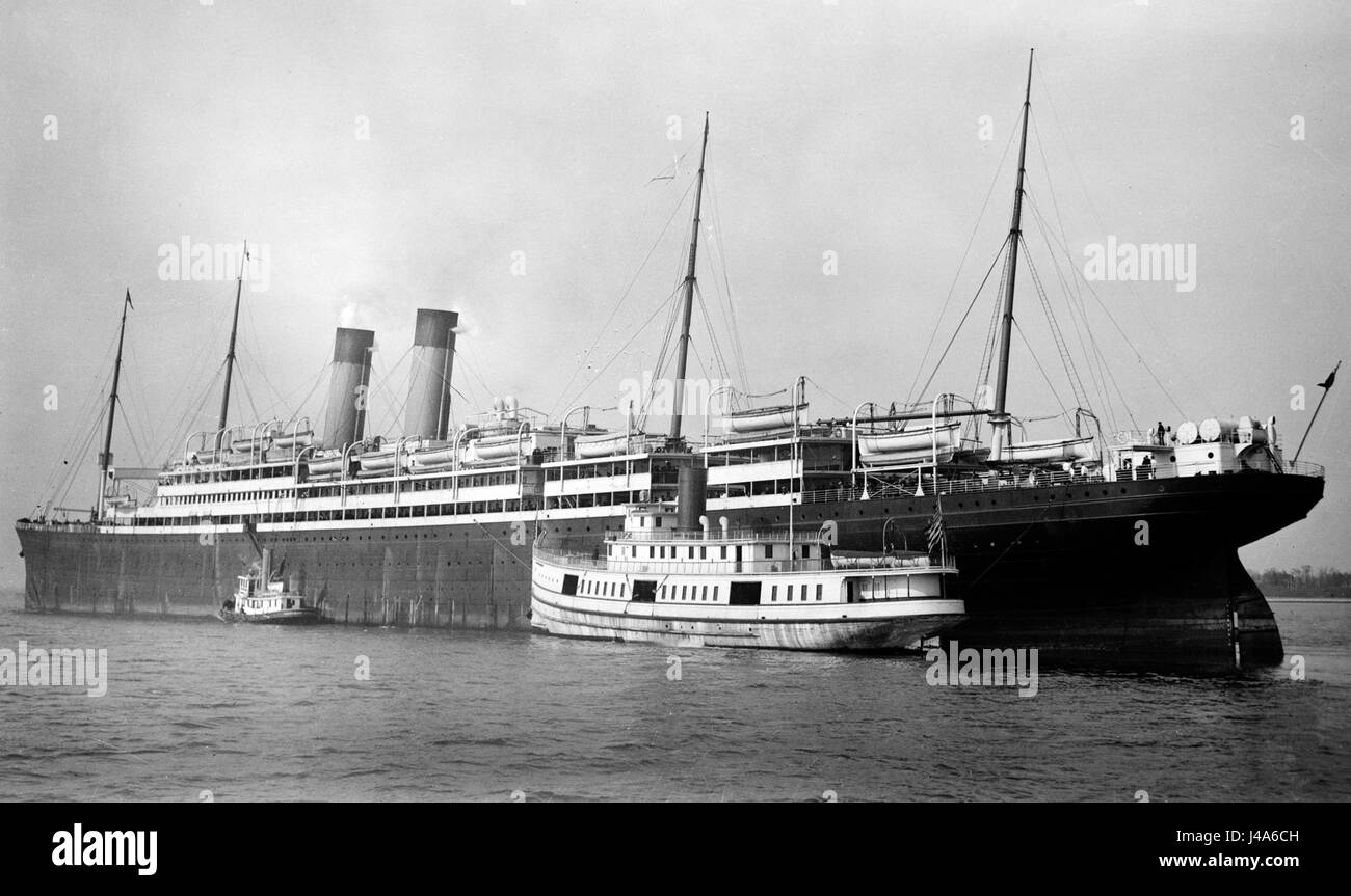 RMS Adriatic, launched in 1907, was one of the largest and most ...