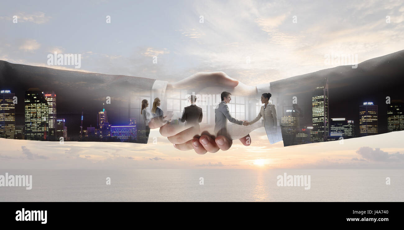 Business handshake as symbol of deal Stock Photo - Alamy