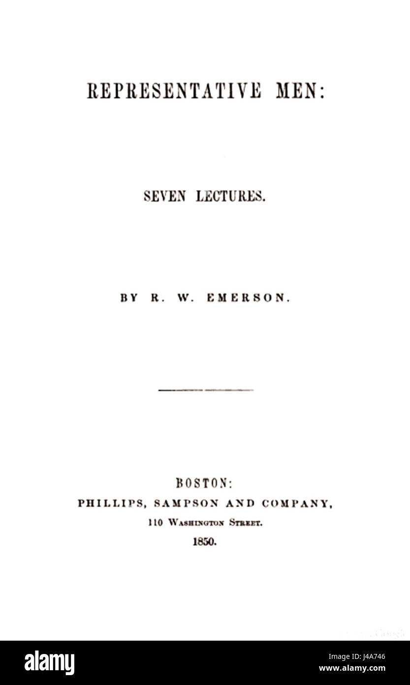 Representative Men 1850 Stock Photo - Alamy