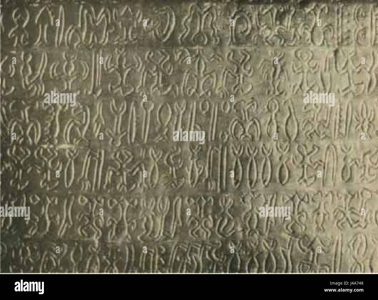 Rongorongo Gv2 71 refers to a specific tablet with symbols from the ...