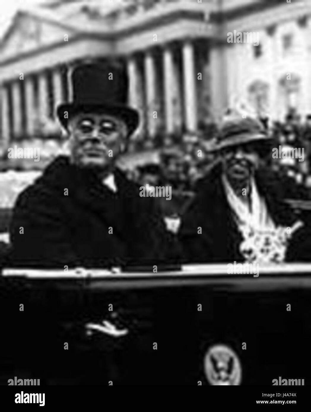 Inauguration franklin d roosevelt Black and White Stock Photos & Images ...