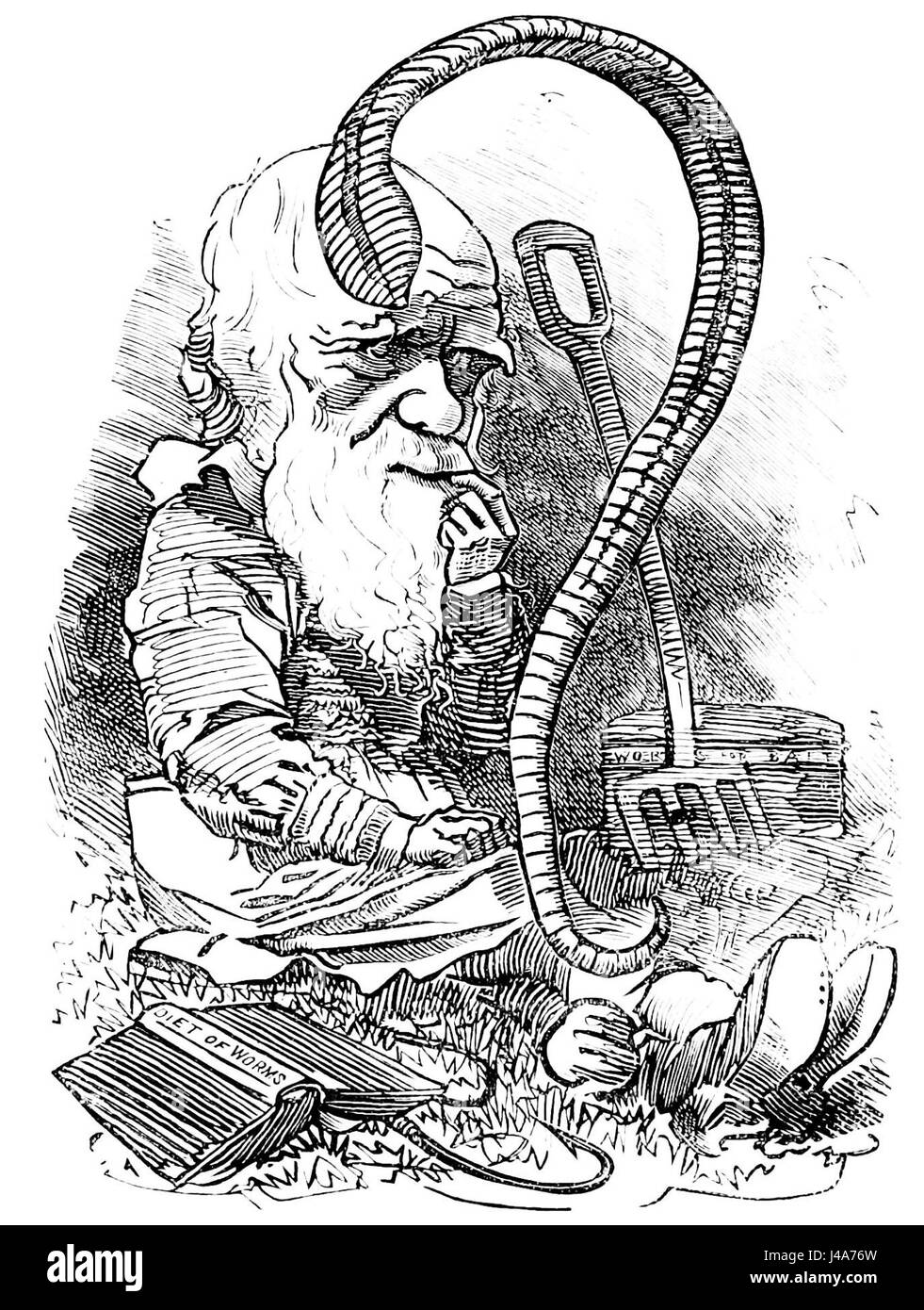 Soil ecology worm Black and White Stock Photos & Images - Alamy