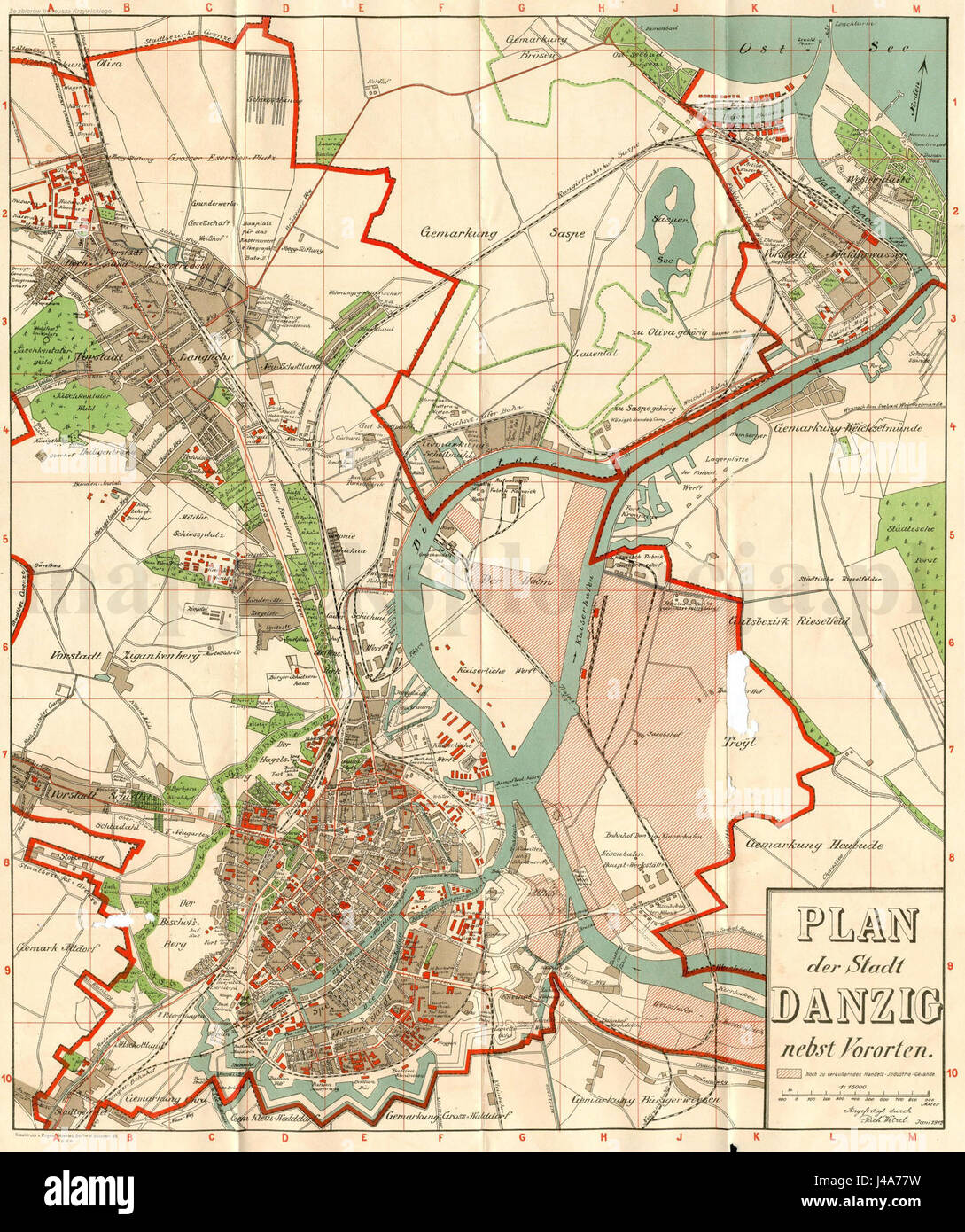 Danzig plan hi-res stock photography and images - Alamy