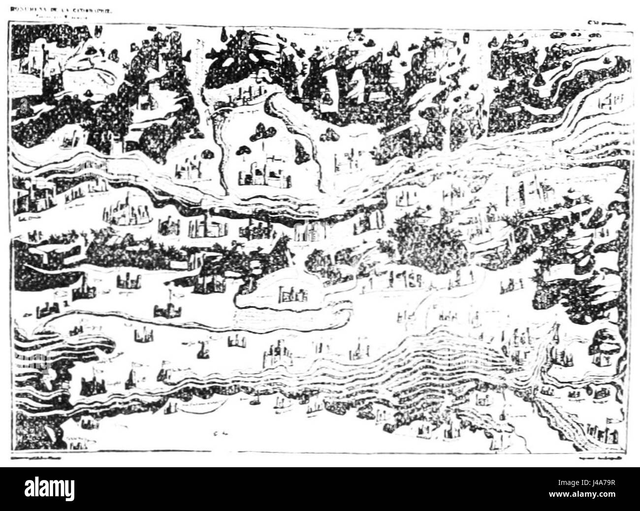 Itinerary old map hi-res stock photography and images - Alamy