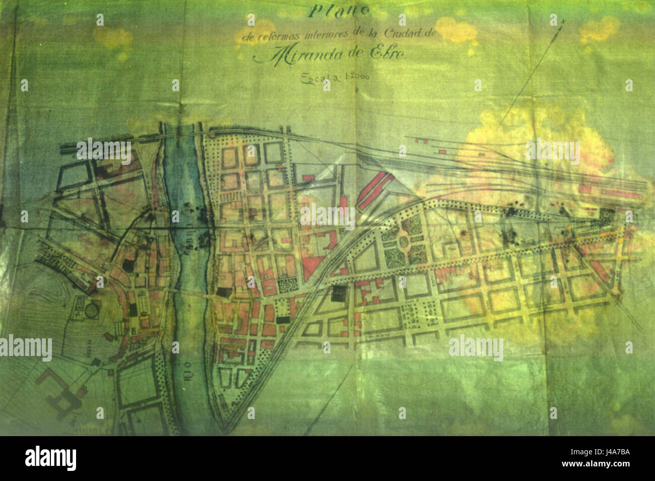 The 'Plano Miranda' from 1903 is a historical map depicting the city of ...