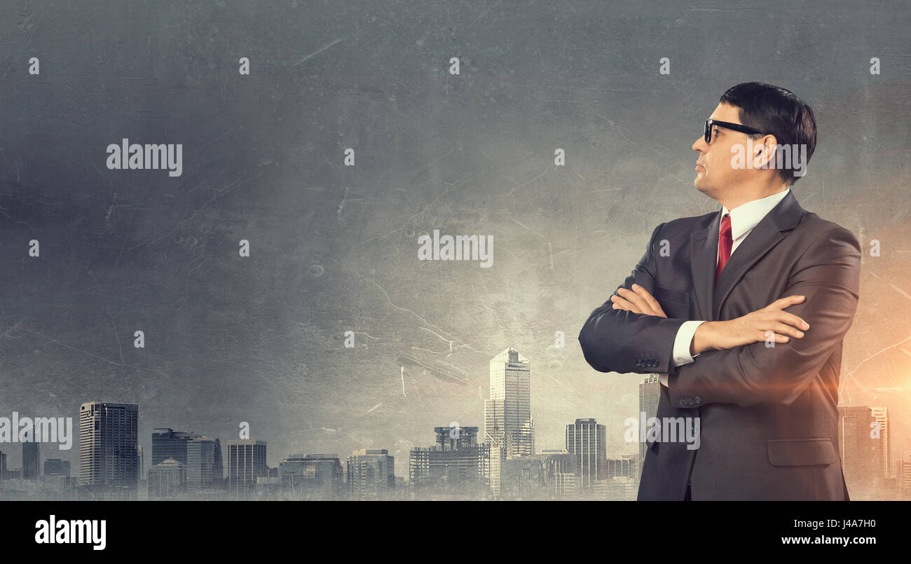 He is big boss Stock Photo - Alamy