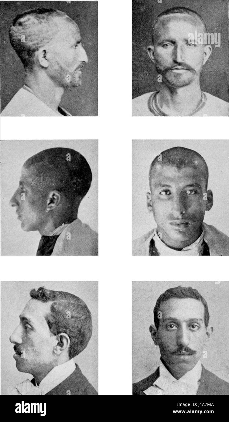 This image from PSM V54 D357 depicts various African Semitic types ...