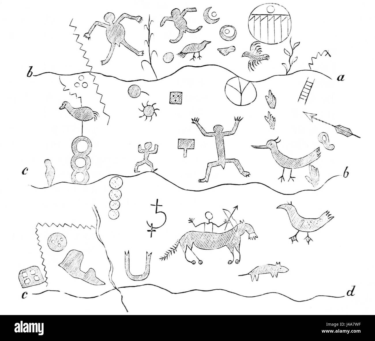 Native symbols Black and White Stock Photos & Images - Alamy