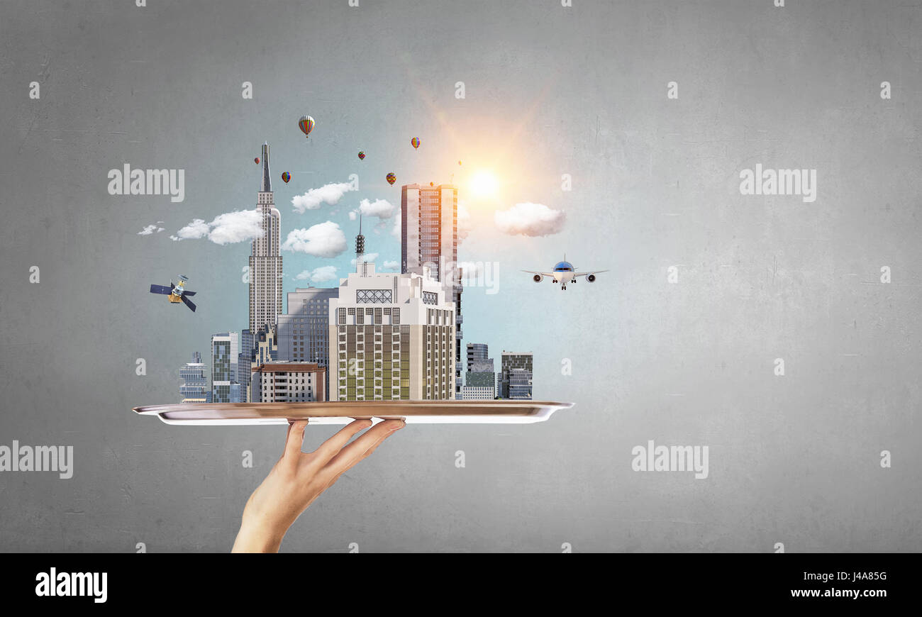 Presenting new development project Stock Photo - Alamy