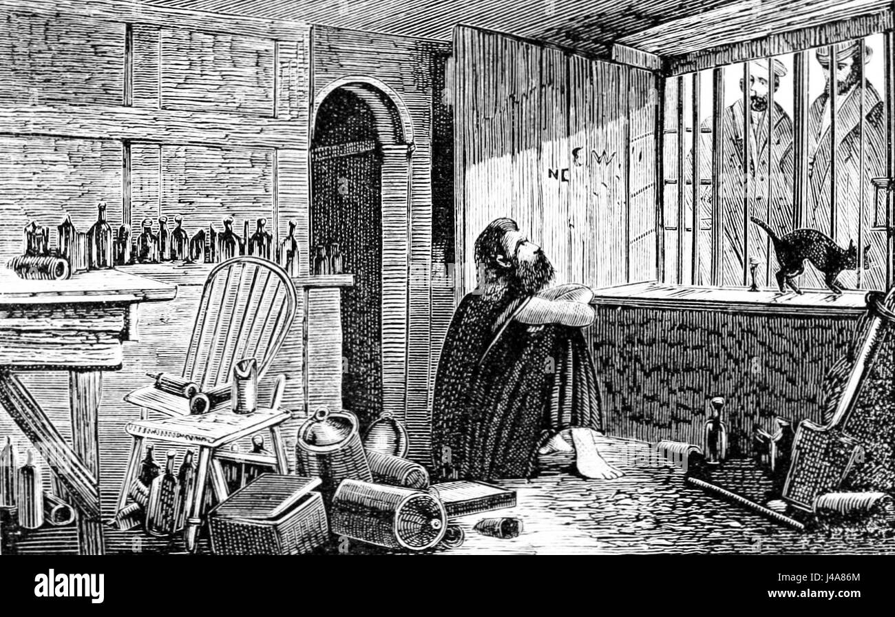 Ancient hermit Black and White Stock Photos & Images - Alamy