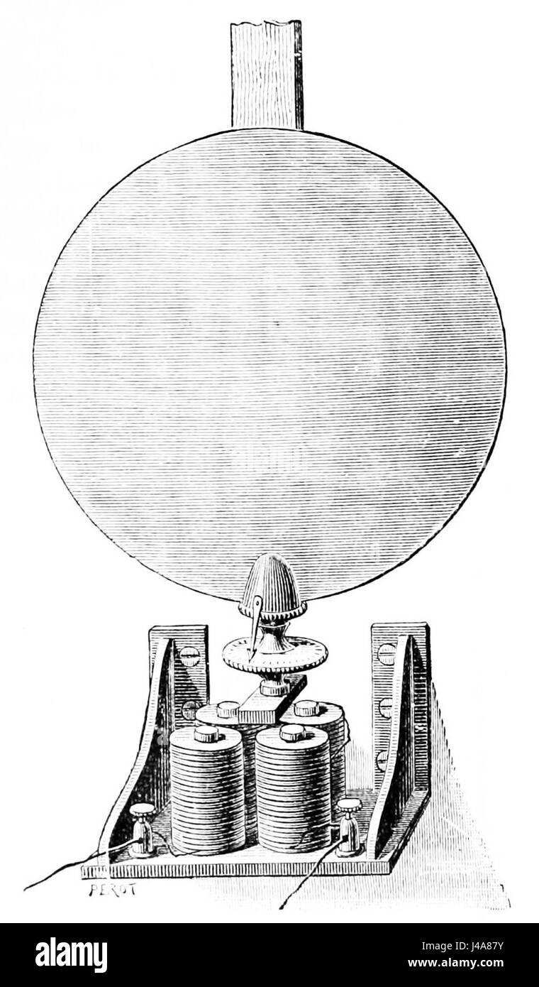 Mechanical clock with pendulum Black and White Stock Photos & Images ...