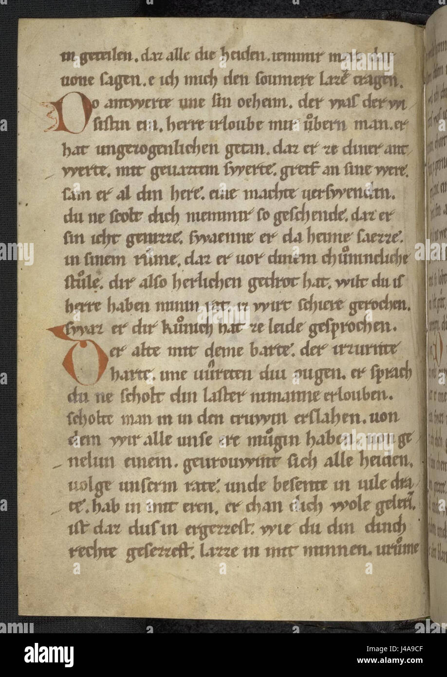 Pfaffe Konrad's 'Rolandslied,' a medieval epic poem, is preserved in ...
