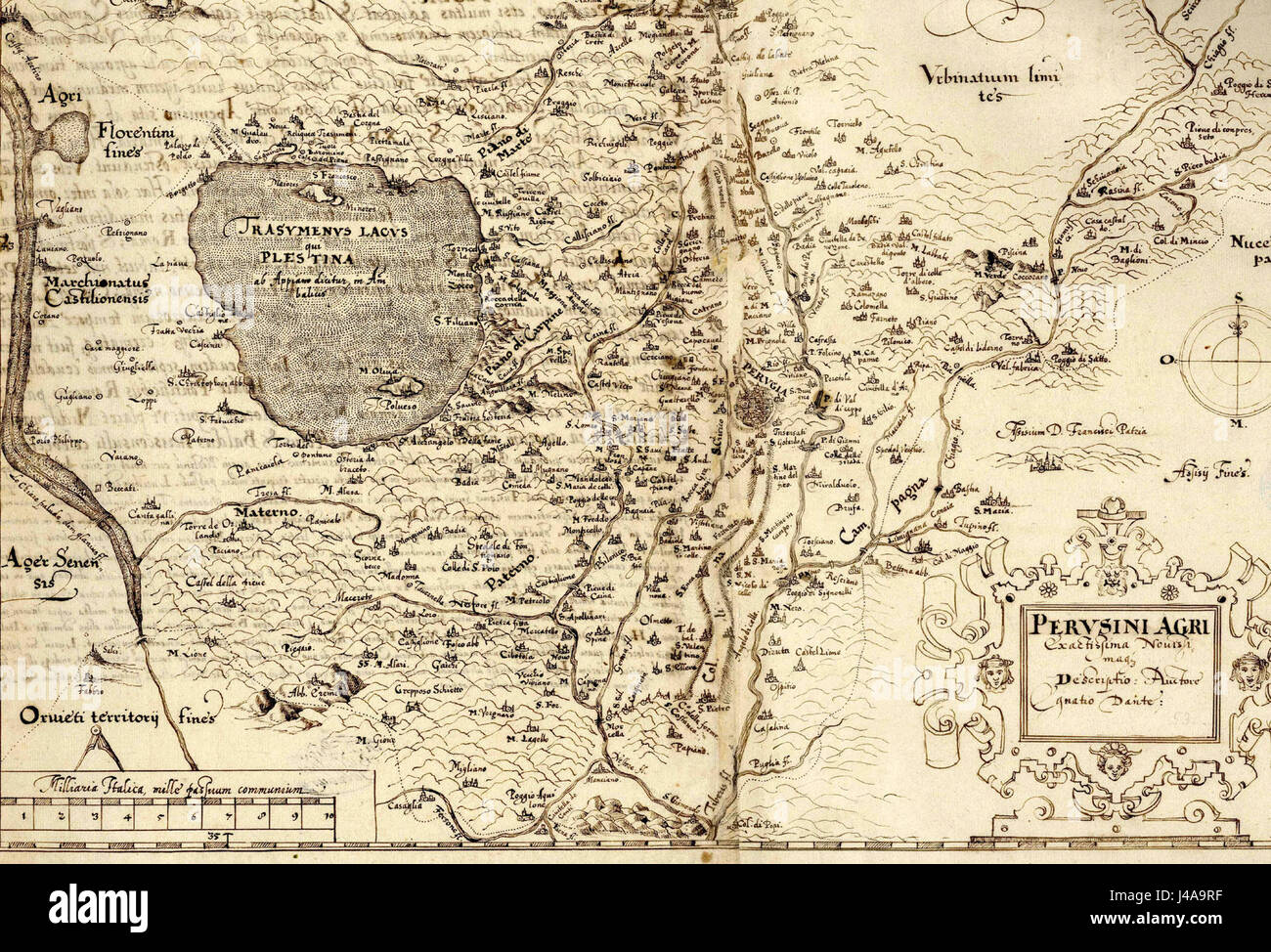 Perusini agri drawing c1570 Stock Photo - Alamy