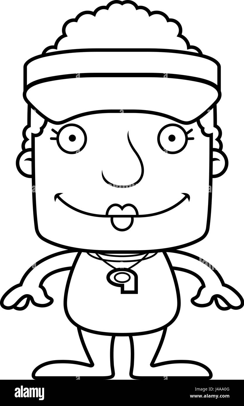 A cartoon lifeguard woman smiling Stock Vector Image & Art - Alamy