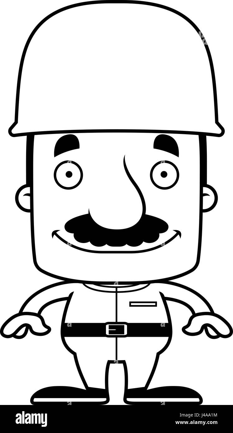 A cartoon soldier man smiling Stock Vector Image & Art - Alamy