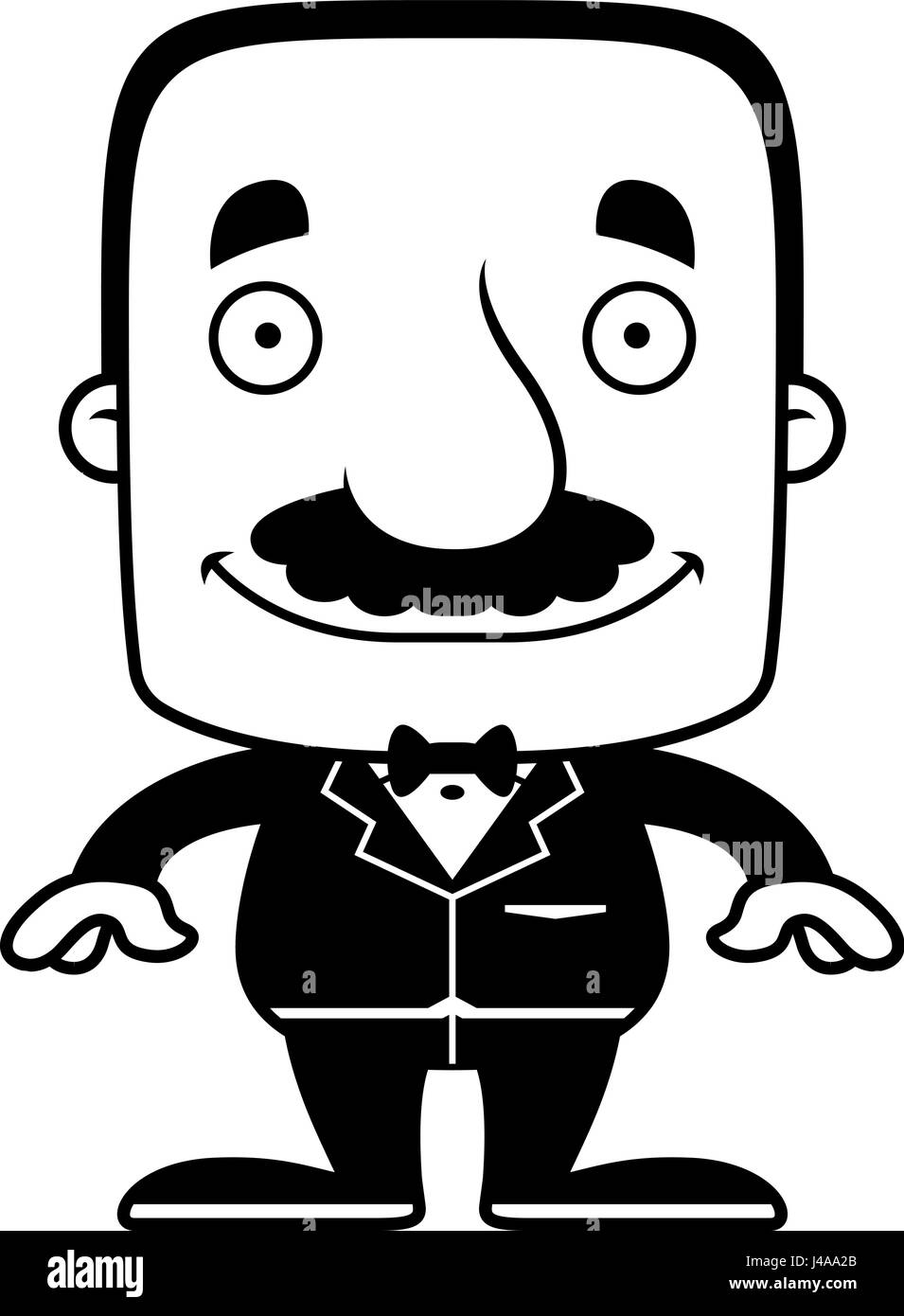 A cartoon groom man smiling Stock Vector Image & Art - Alamy