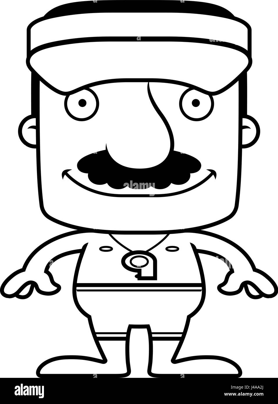 A cartoon lifeguard man smiling Stock Vector Image & Art - Alamy