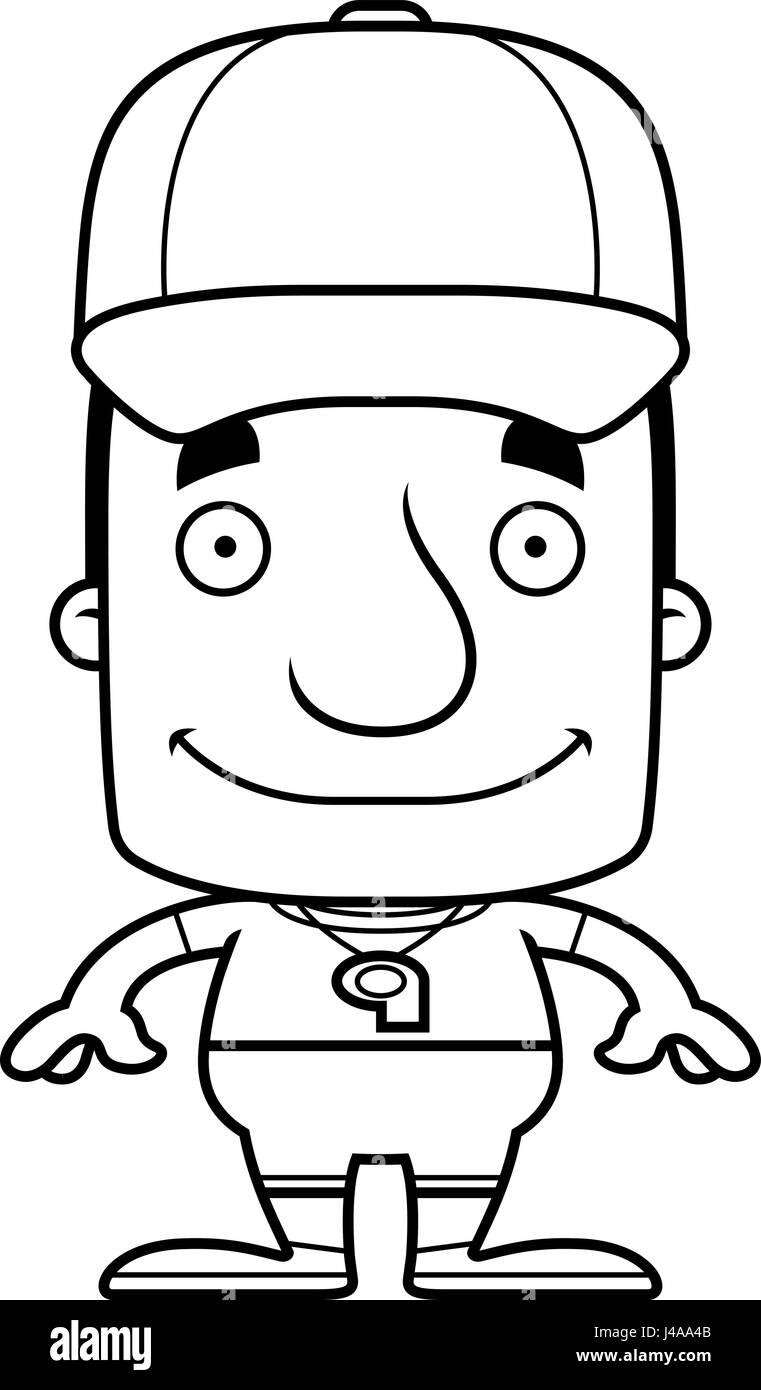 A cartoon coach man smiling Stock Vector Image & Art - Alamy